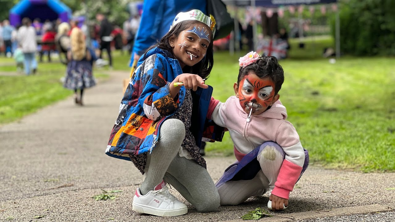 DAY OUT WITH BESTY|Kids Face paint|Kings Coronation Day Celebration ...