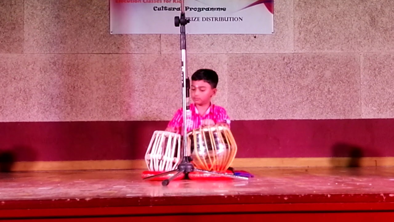 Vaidarsh playing Thabala.... - YouTube