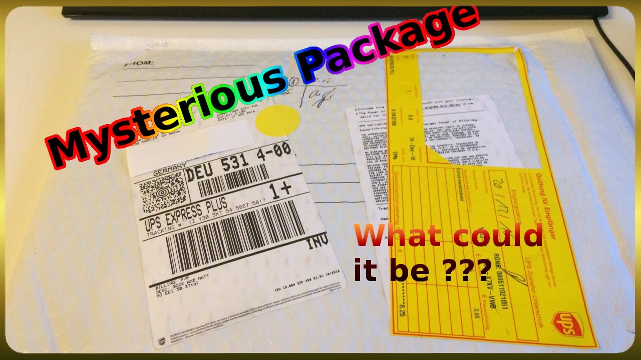 The Mysterious Package - "Unboxing" - YouTube