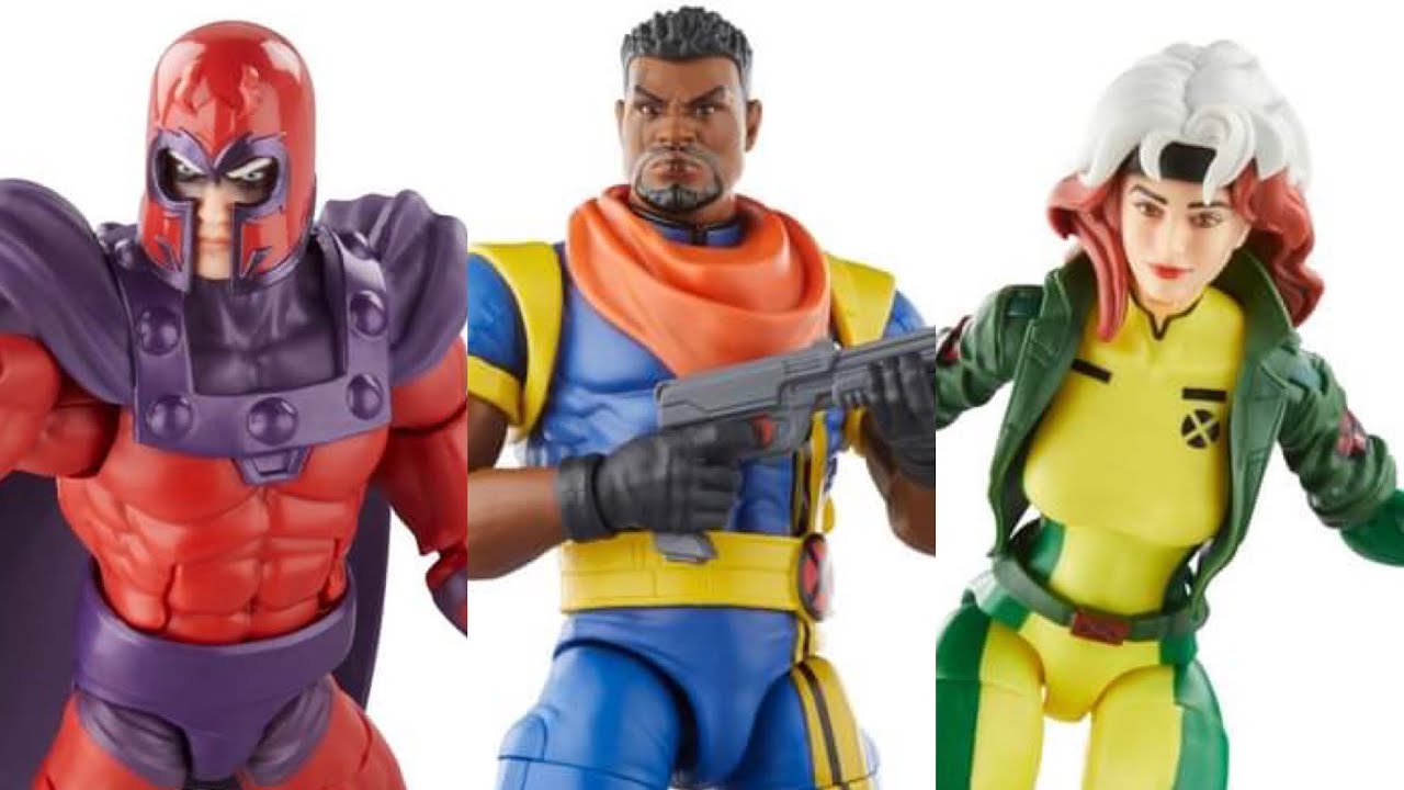 New marvel legends xmen 1997 animated series magneto, bishop, rogue ...