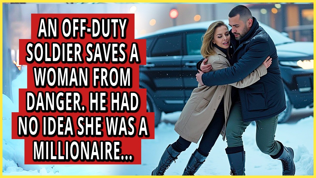 An Off-Duty Soldier Saves a Woman From Danger. He Had No Idea She Was a ...