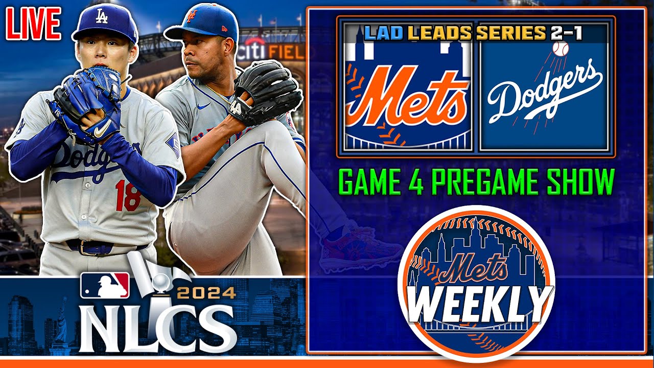 Mets vs. Dodgers Game 4 Pregame Show | 2024 NL Championship Series ...