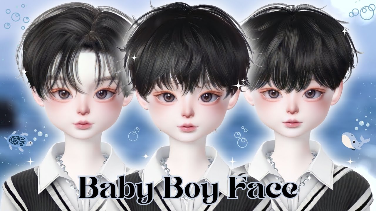 Zepeto Face Tutorial Baby Boy Face | Oplas Zepeto Baby | Zepeto Baby ...