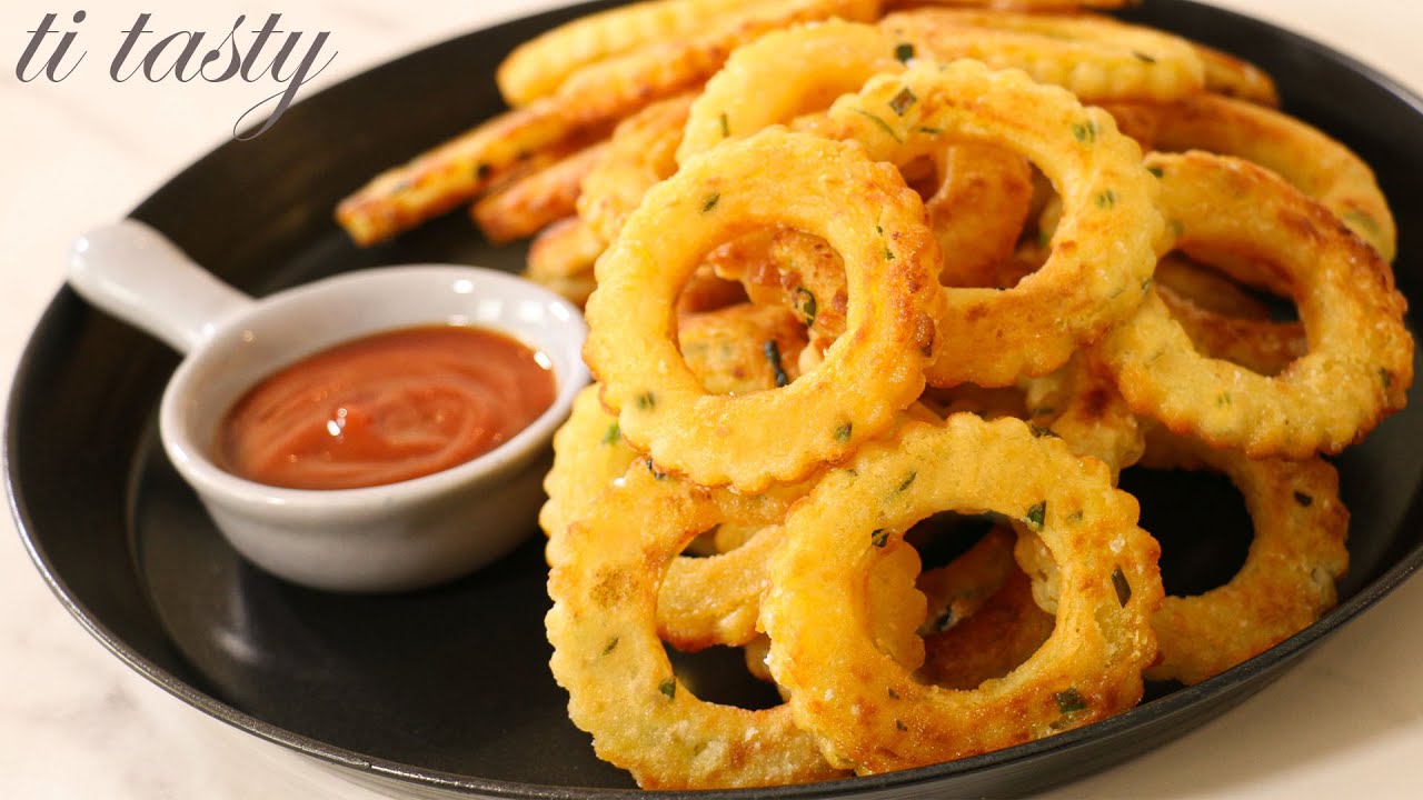 Super crispy potato | potato rings | Easy Potato recipe| Potato snack ...
