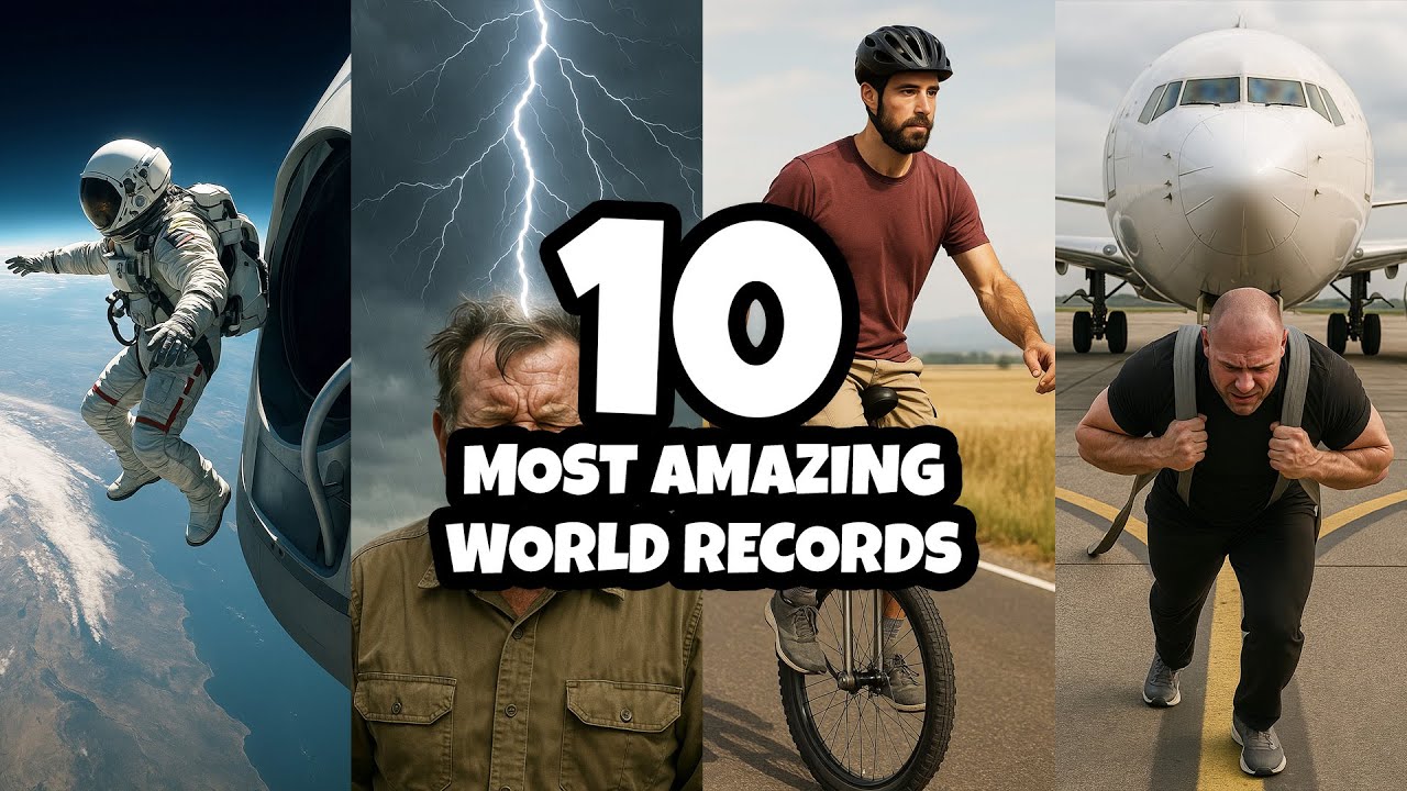 The 10 Most Surprising World Records - YouTube