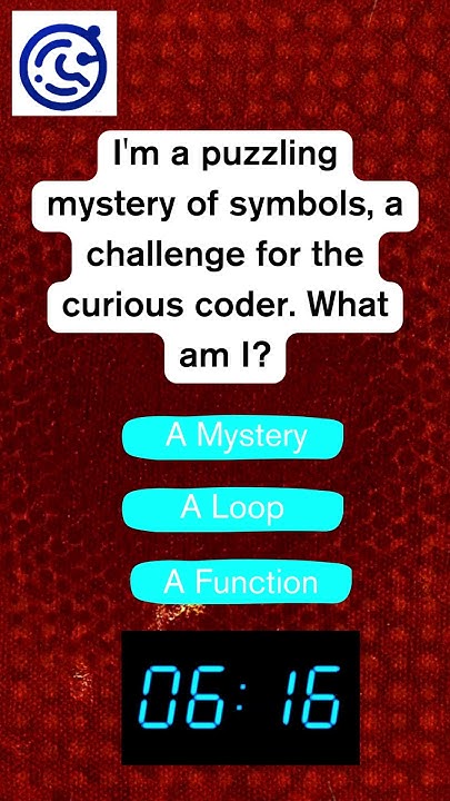 The Code Mystery Quiz Programmingquiz Programmingchallenge Quiztime Codeweek 9080