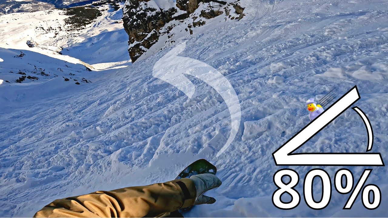 Hardest Ski Run in Europe? - Grand Couloir Courchevel - YouTube