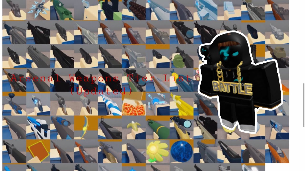 Arsenal Weapons Tier List (Updated) - YouTube