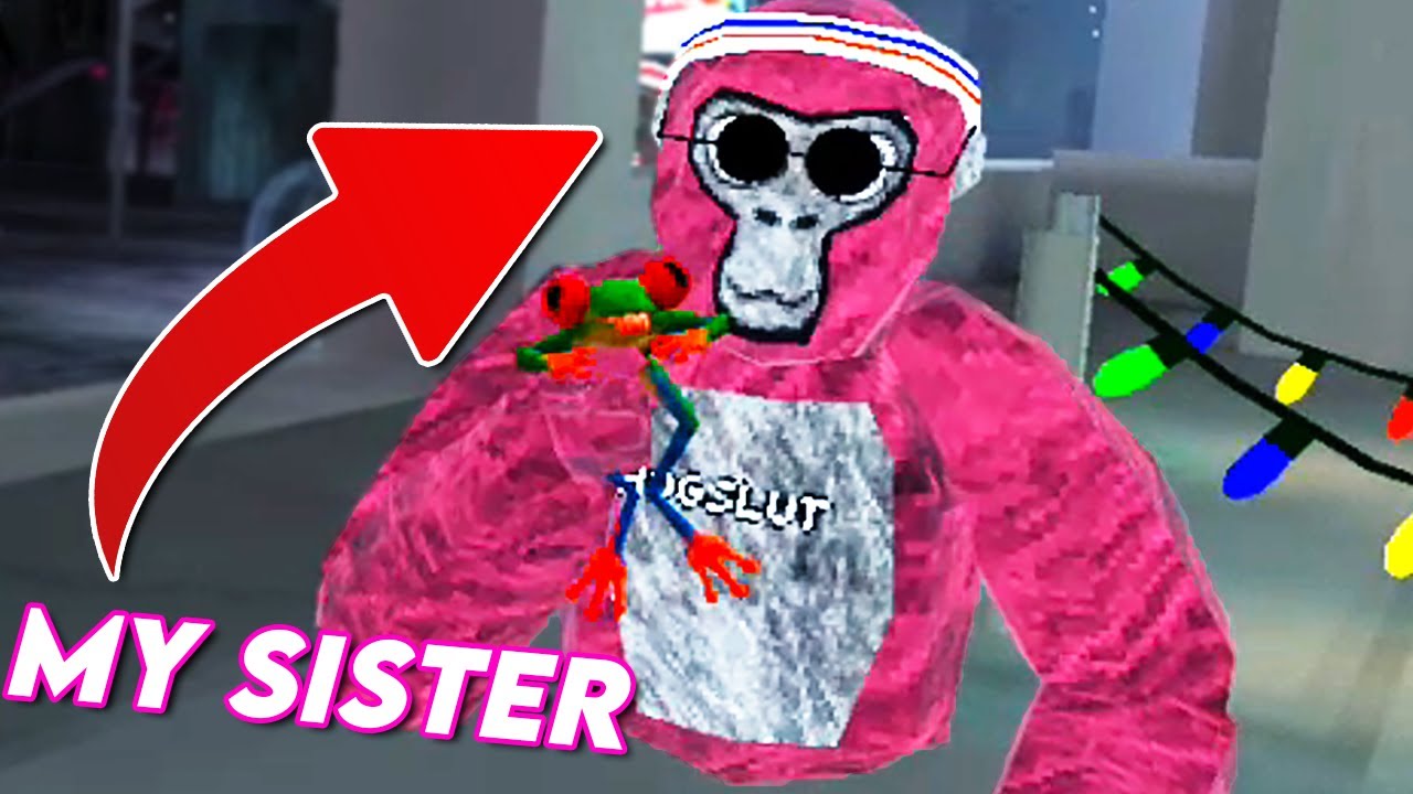 Giving My Little Sister 20,000 Shiny Rocks in Gorilla Tag - YouTube