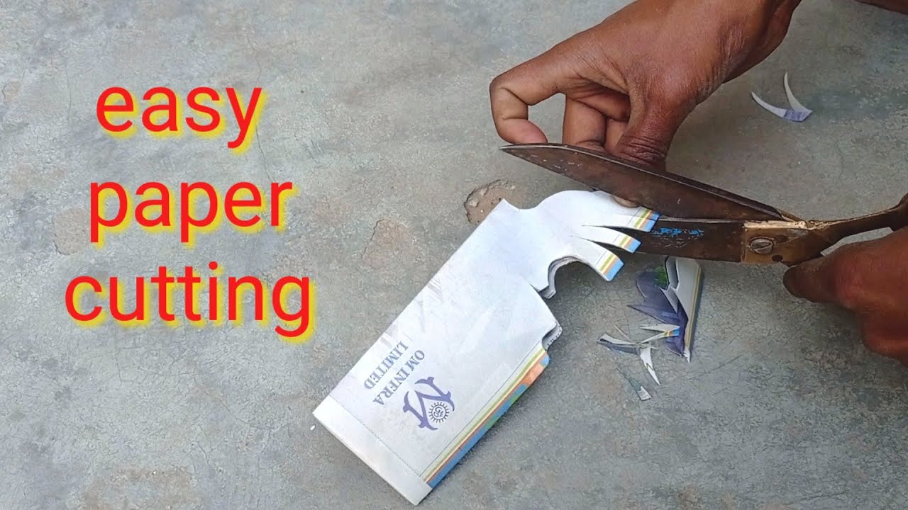 Easy paper cutting for decor - how to make paper cutting design / paper ...