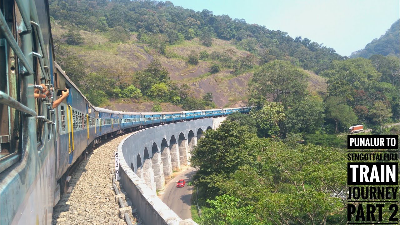 Punalur To sengottai full Train journey part 2 | Indian Railways - YouTube