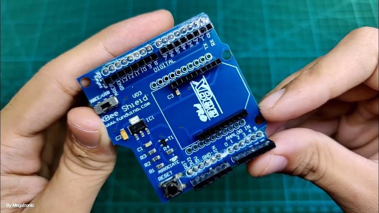 XBEES-B99F11A | XBee Shield with Logic Level Converter For Arduino - YouTube