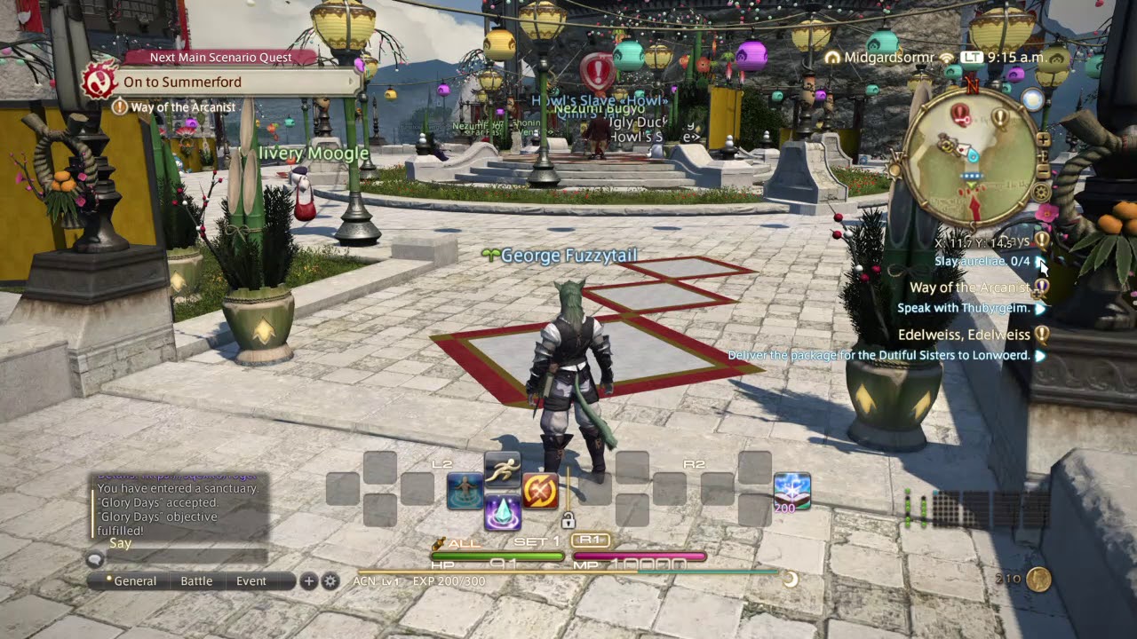 Trying out FF XIV(Trial-PS4)- Part 1 - YouTube