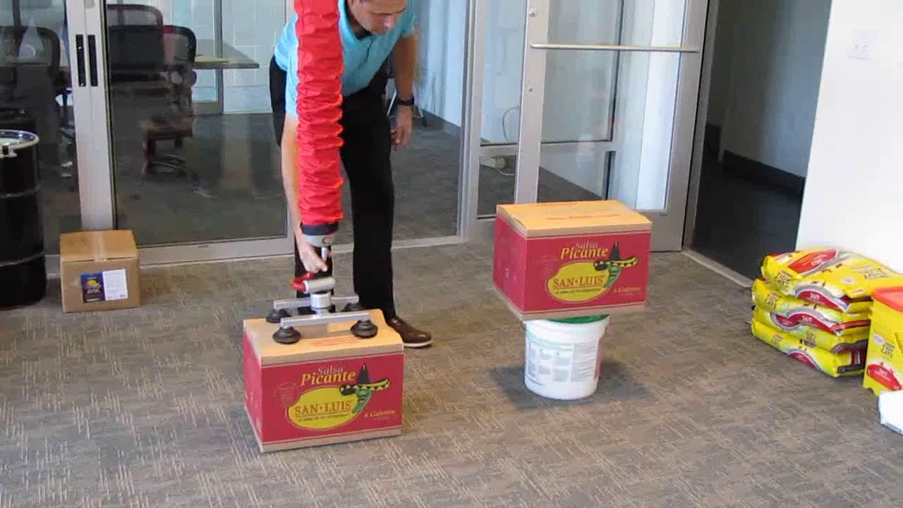 Handling boxes with Vaculex - Piab - YouTube