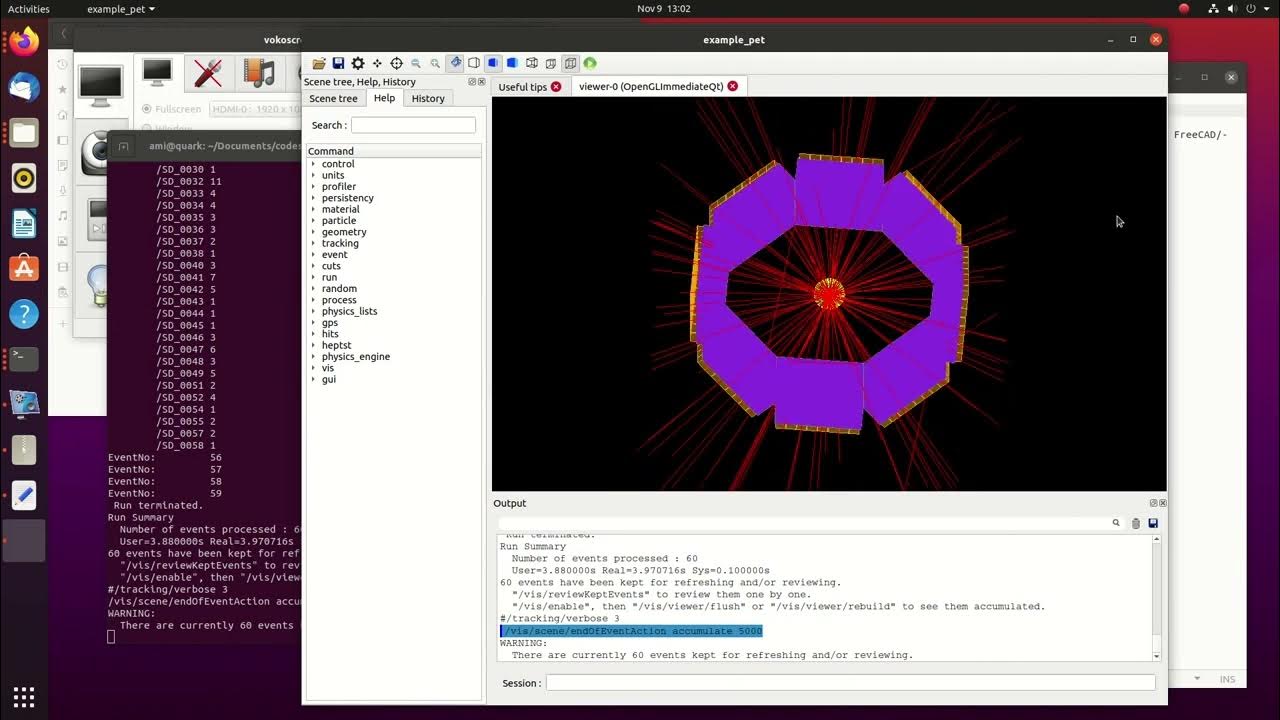 installation running Geant4 app - YouTube