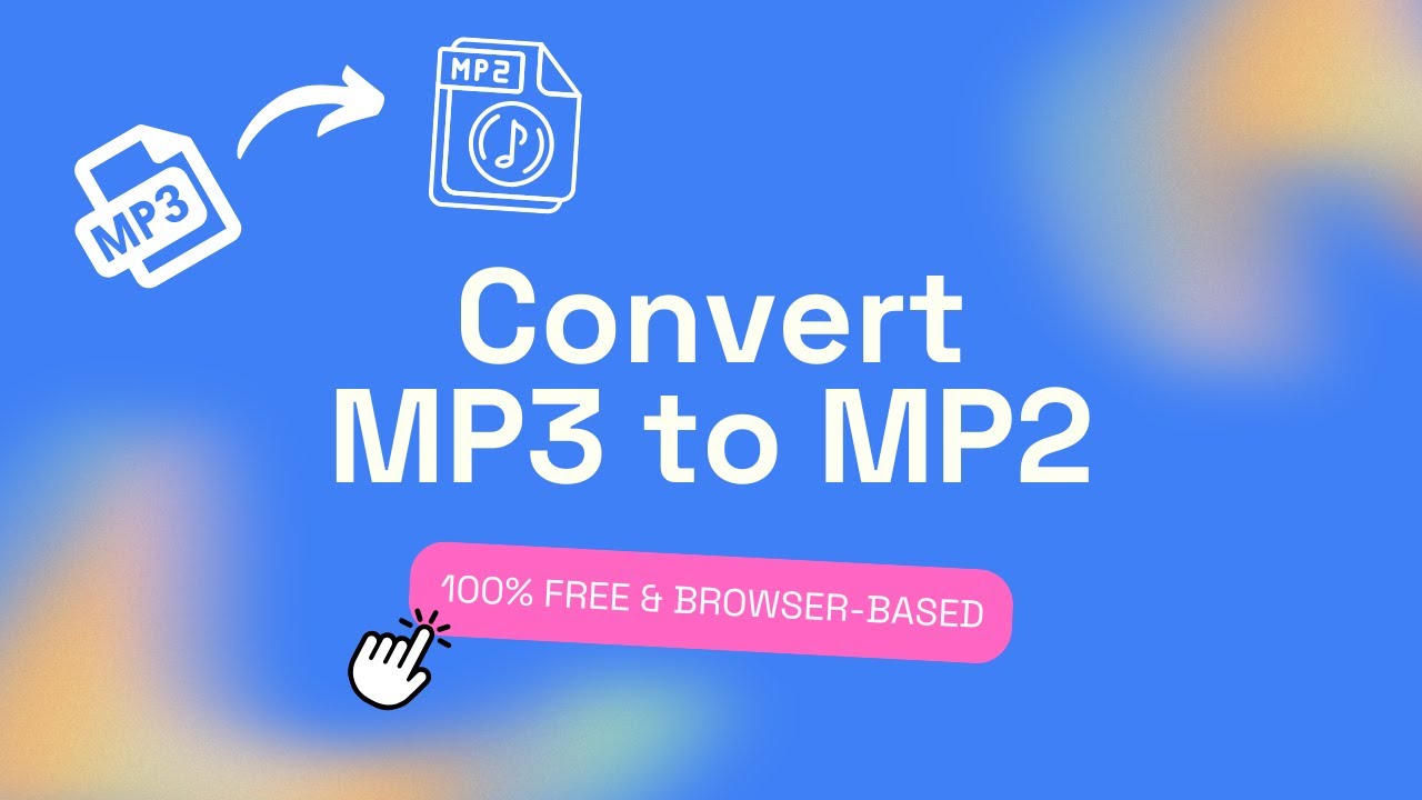 How To Convert MP3 files to MP2 - YouTube