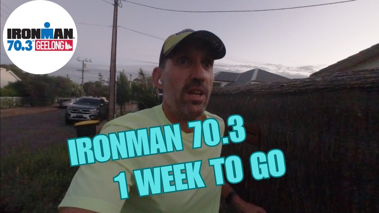 IRONMAN 70.3, double taper training day. - YouTube