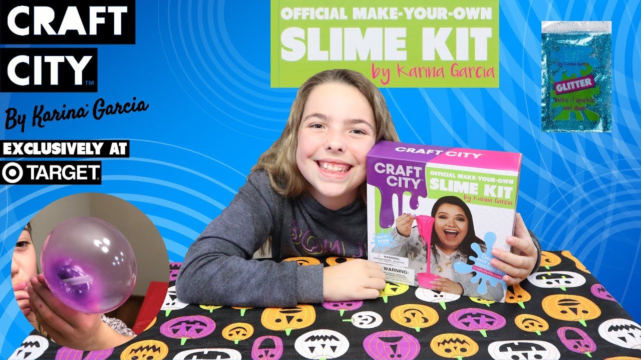 Craft City By Karina Garcia Slime Kit - Slime testing and Review - YouTube