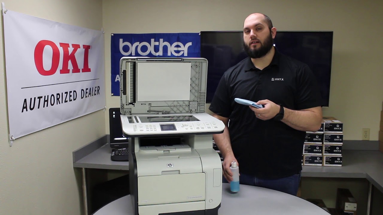 HP LaserJet CM2320 | Onyx Imaging | Tulsa Printer Repair | How to Clean ...