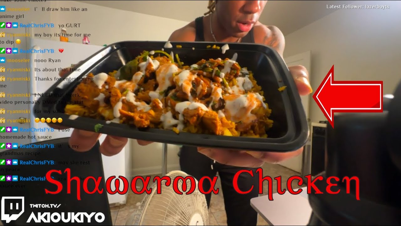BEST Shawarma Chicken Recipe! Live Cooking Session, Akio Style (inspo ...