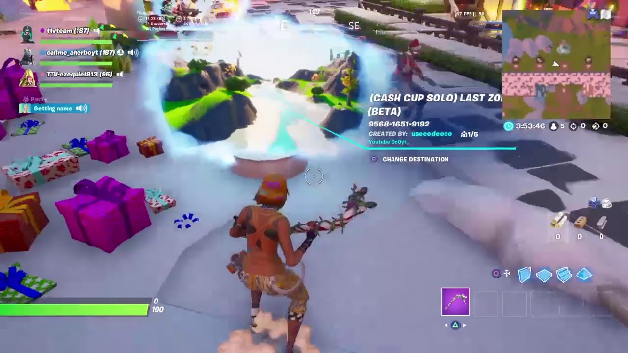 Fortnite risk reel event today - YouTube