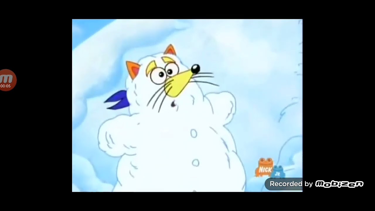 Dora the explorer: Swiper slides into a snowman - YouTube