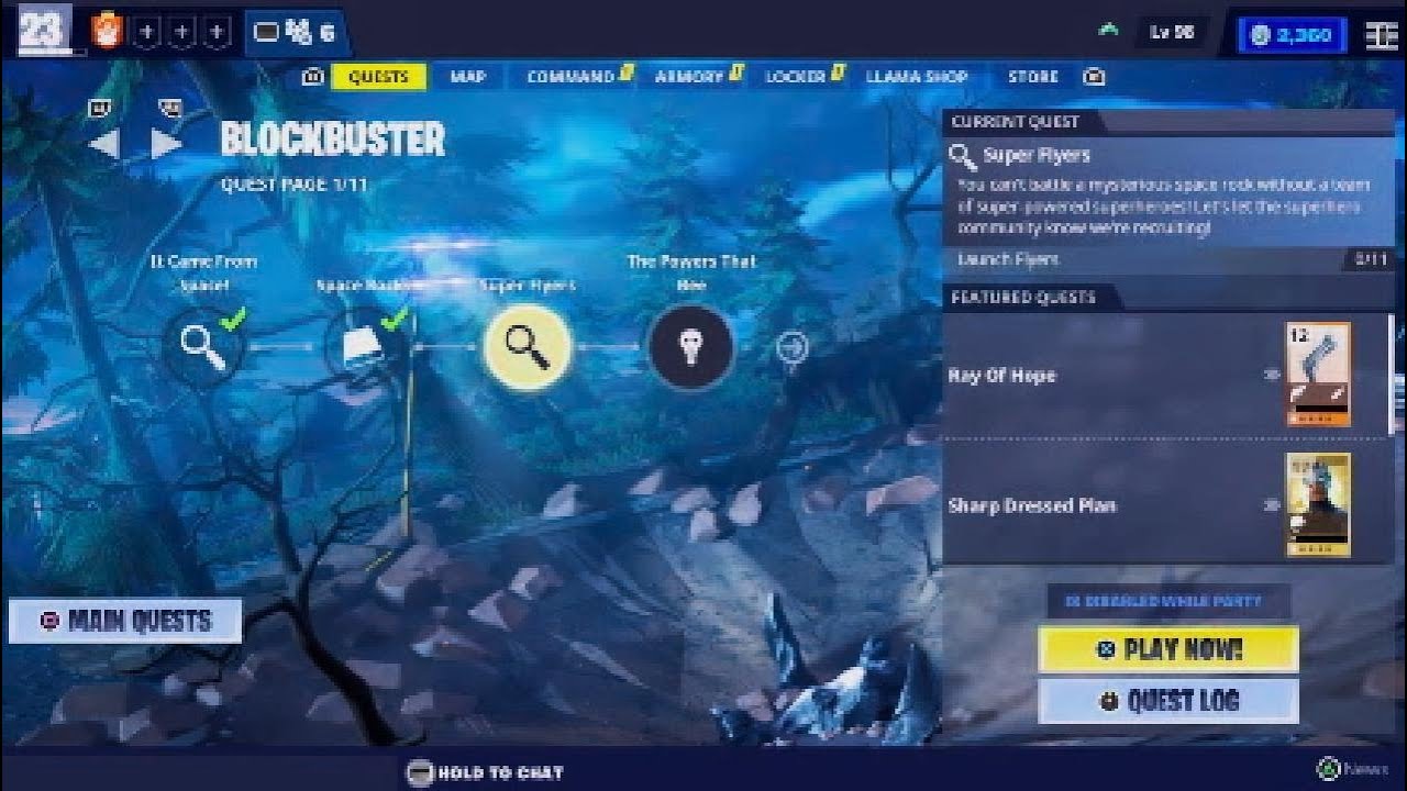 How to complete Super Flyer BlockBuster Event (Fortnite save the world ...