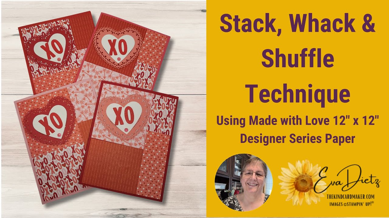 Episode 40 Stack, Whack & Shuffle Card Technique | Easy DSP Card Making ...