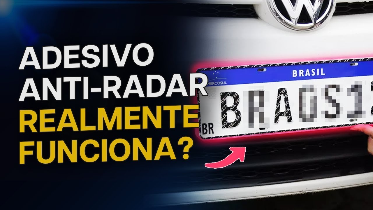 ADESIVO ANTI-RADAR, COMO OS MOTORISTAS ESTÃO BURLANDO MULTAS? Entenda ...