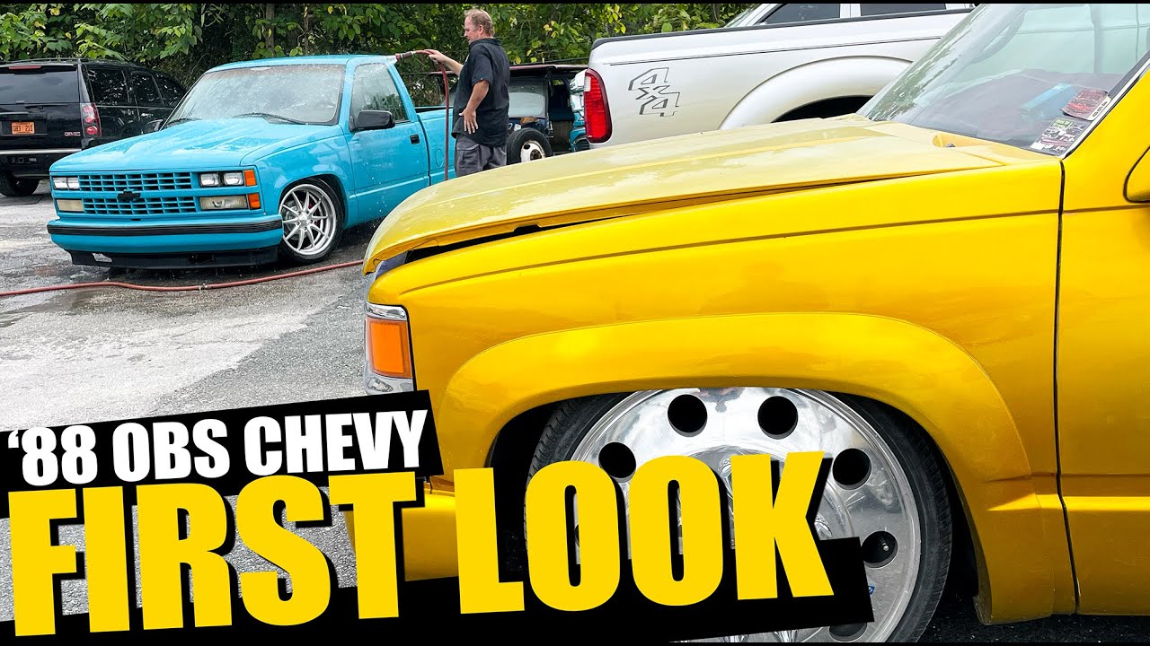 OBS Chevy Truck Restoration Paint job, with a HUGE surprise! - YouTube