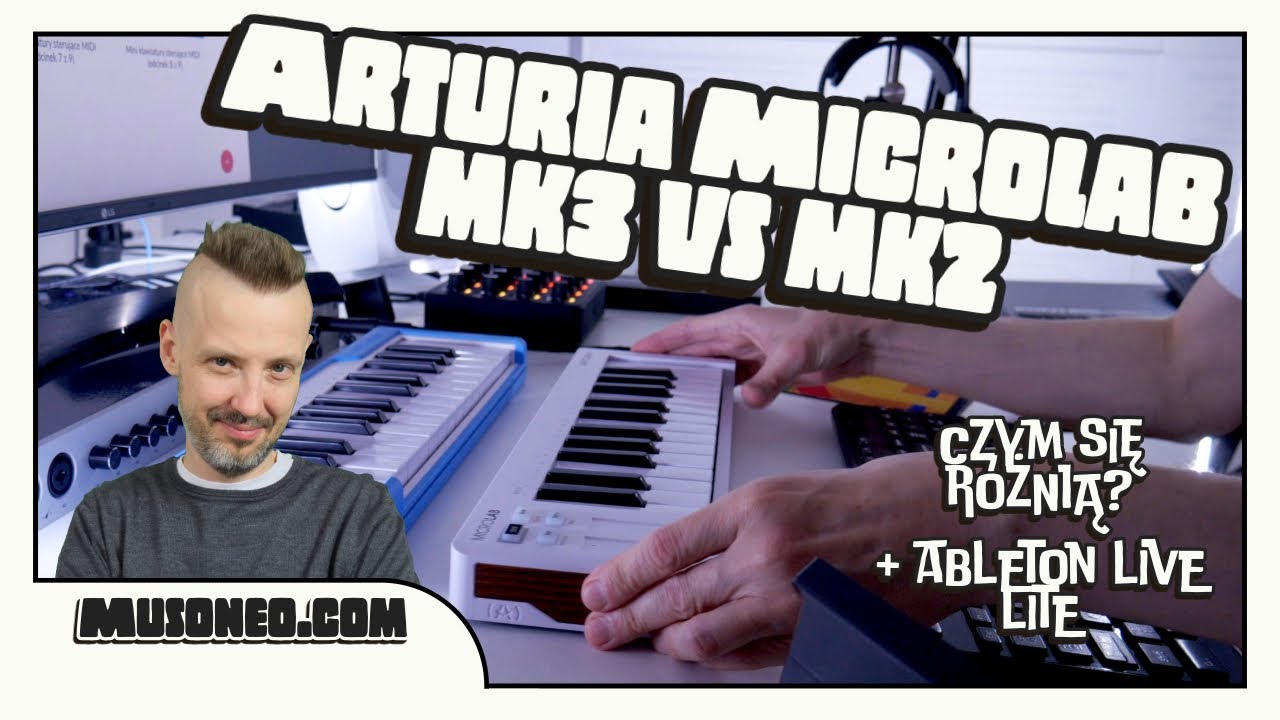 Klawiatura MIDI Arturia MicroLAB mk3 za 250 zł z Ableton Live Lite ...