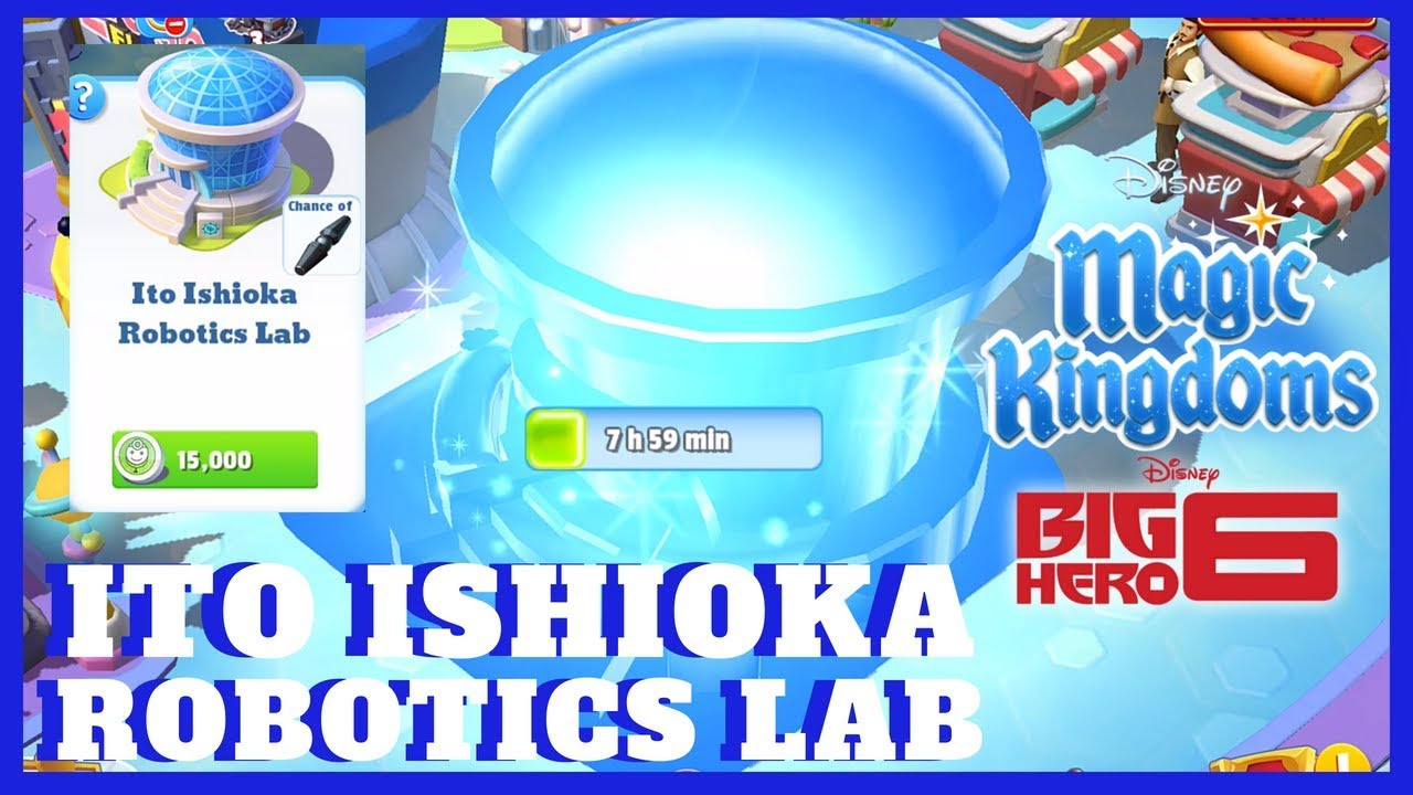 Constructing ITO ISHIOKA ROBOTICS LAB! Big Hero 6 Event | Disney Magic ...
