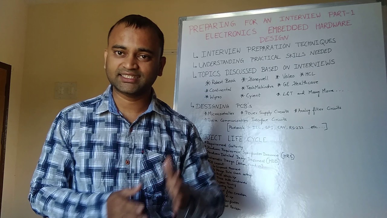 PREPARING FOR AN INTERVIEW PART-1 (Electronics Embedded Hardware Design ...