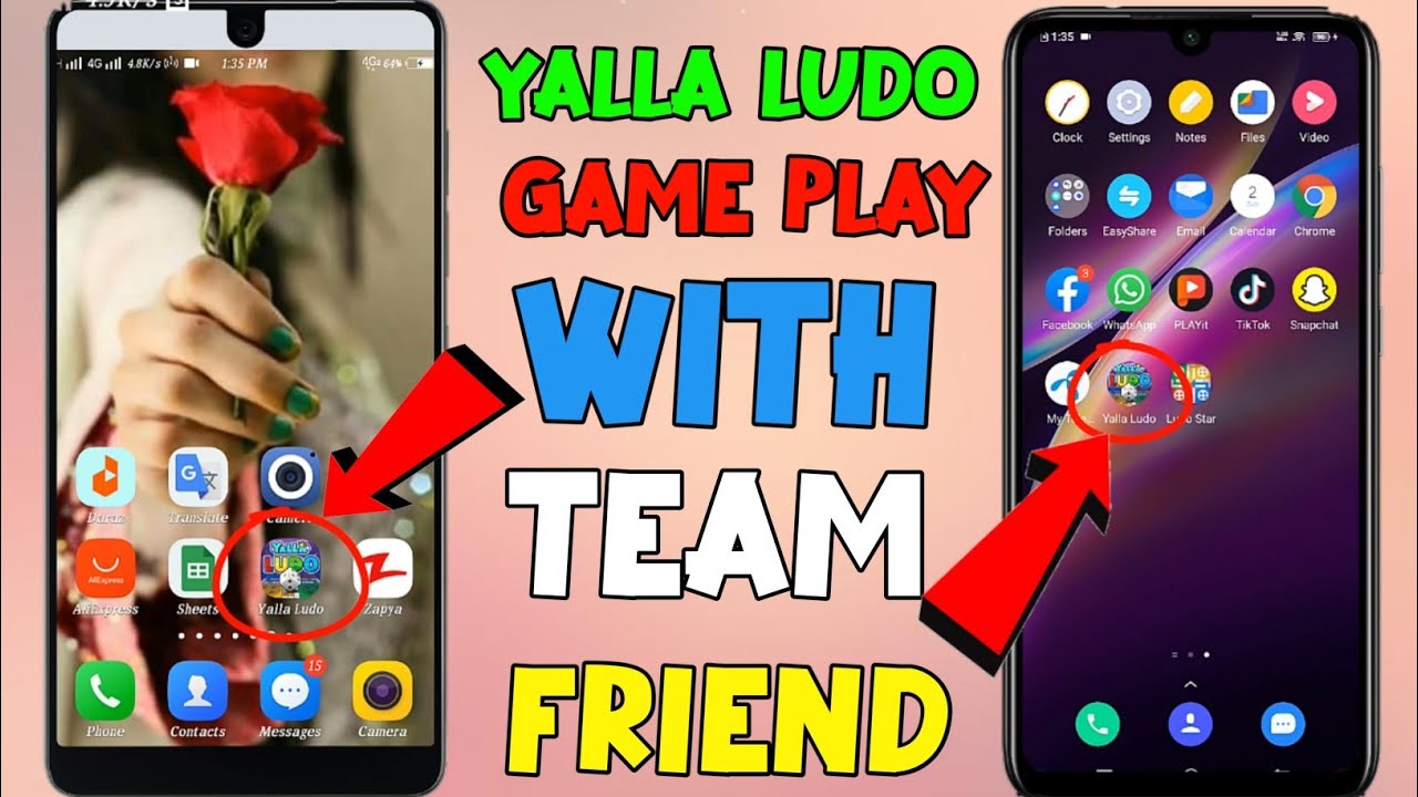 How to Play Team Game With Friend Yalla Ludo Game || yalla ludo ...