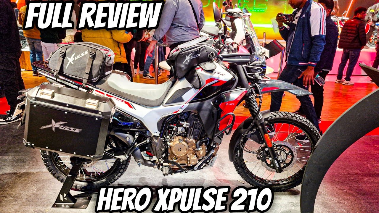 2025 Hero Xpulse 210 - Review | New liquid cooled 210 engine with TFT ...