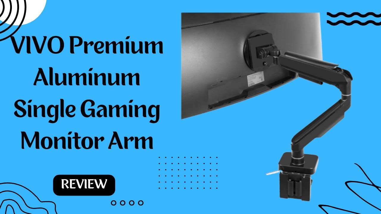 VIVO Premium Aluminum Single Gaming Monitor Arm: Elevate Your Ultrawide ...