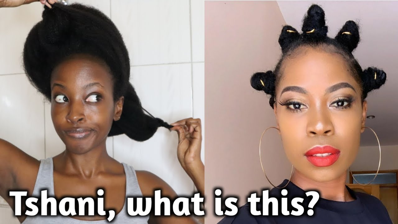 I tried following Tshani Marithe's Bantu Knots tutorial |Natural Hair ...