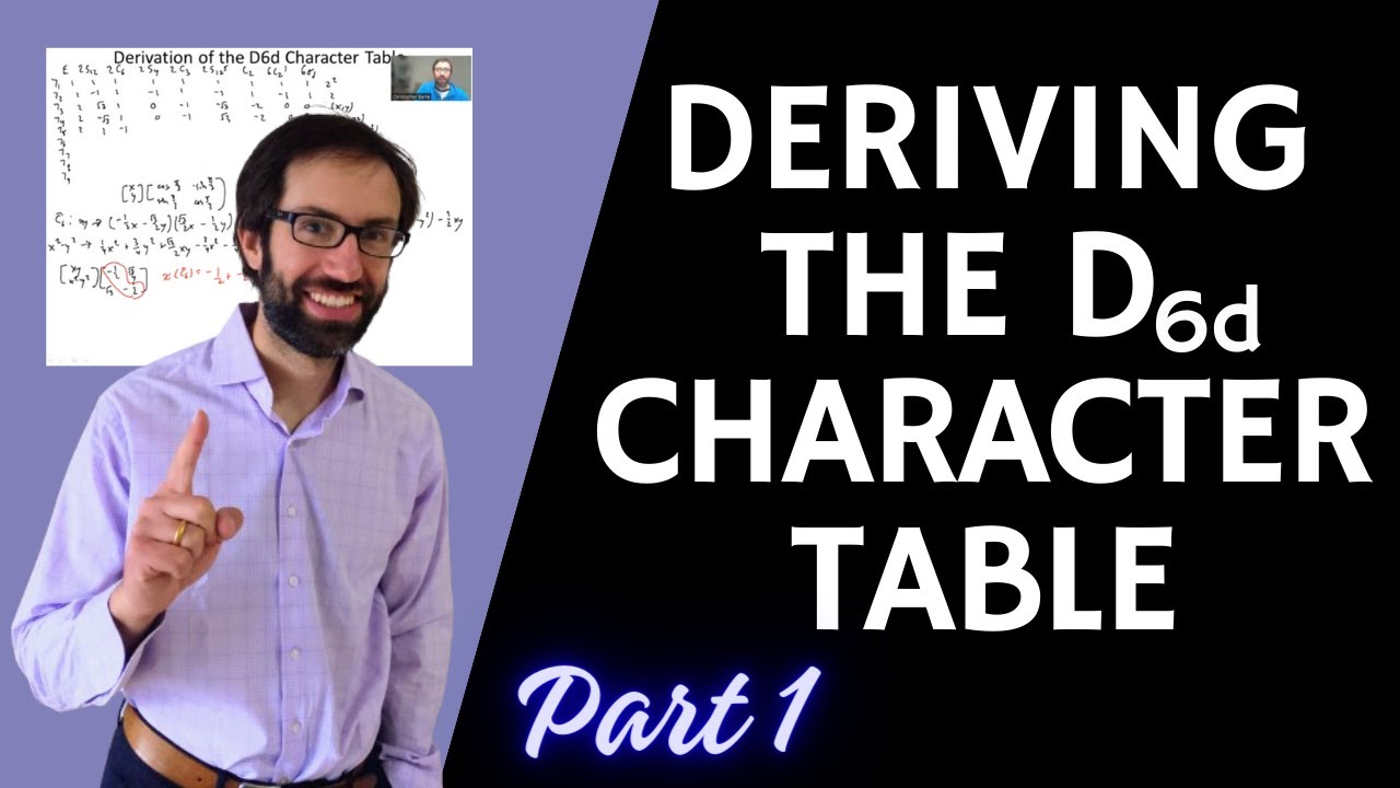 Deriving the D6d Character Table Part 1 out of 4 - YouTube
