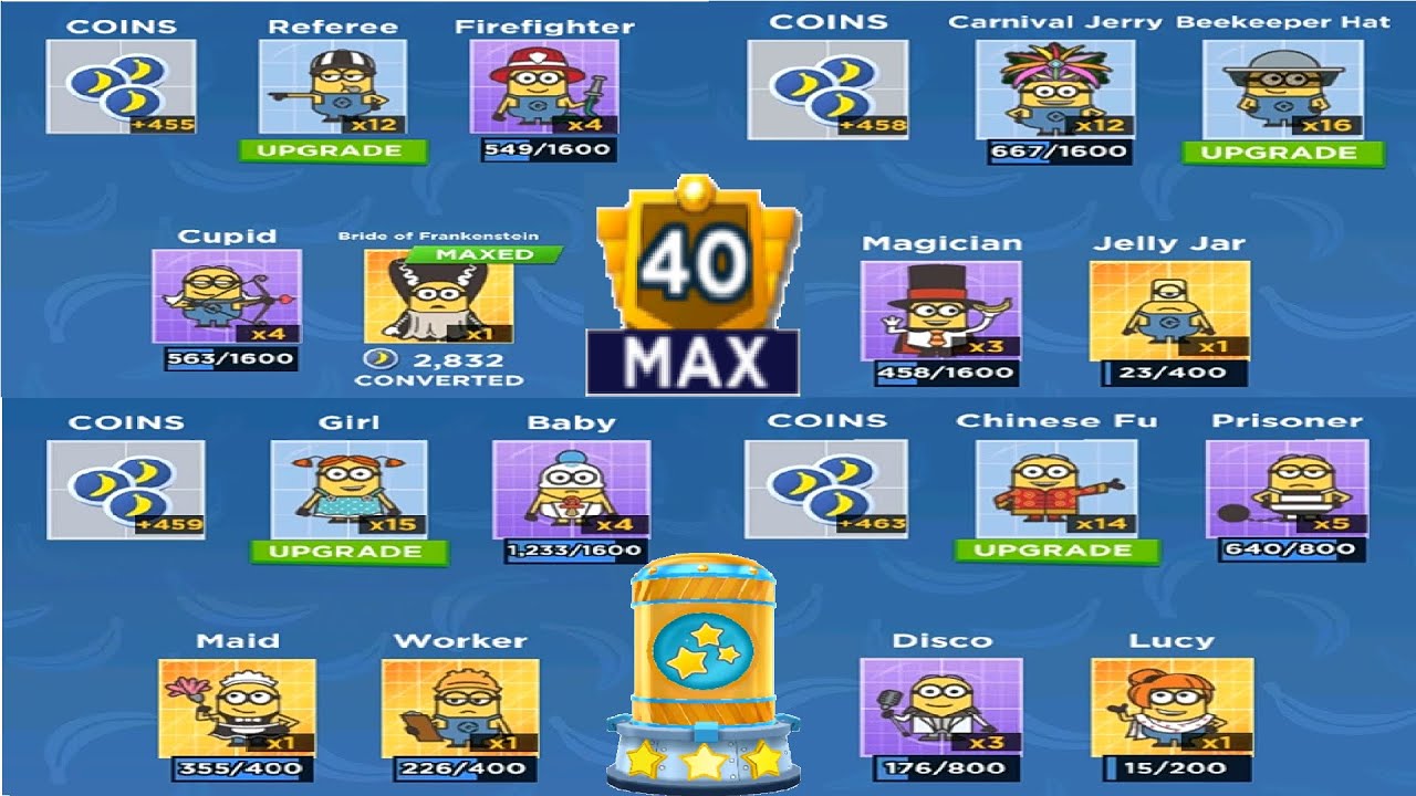 Lifeguard / Bride of Frankenstein / Stiker / Stereo Minion Rush All ...