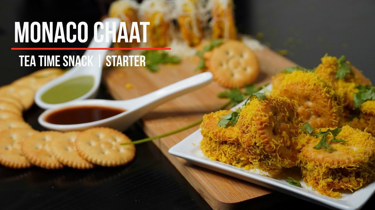 Monaco Biscuit Chaat | Party Starter | Tea Time Snack| मोनाको बिस्किट ...