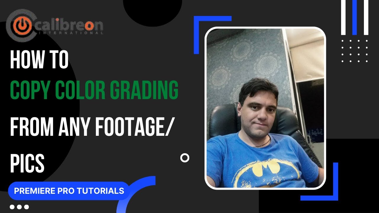 How to Copy Color Grading From any Footage/pics with Premiere Pro ...