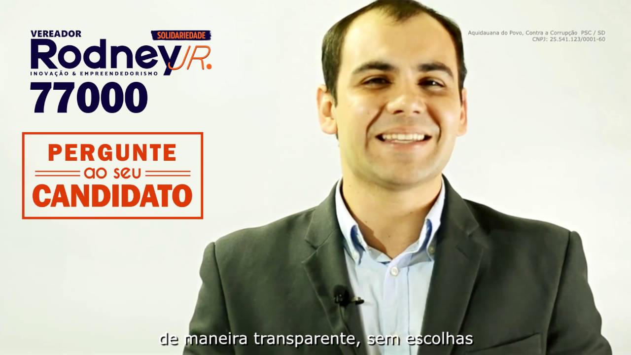 Pergunte ao seu candidato - Rodney Júnior - YouTube