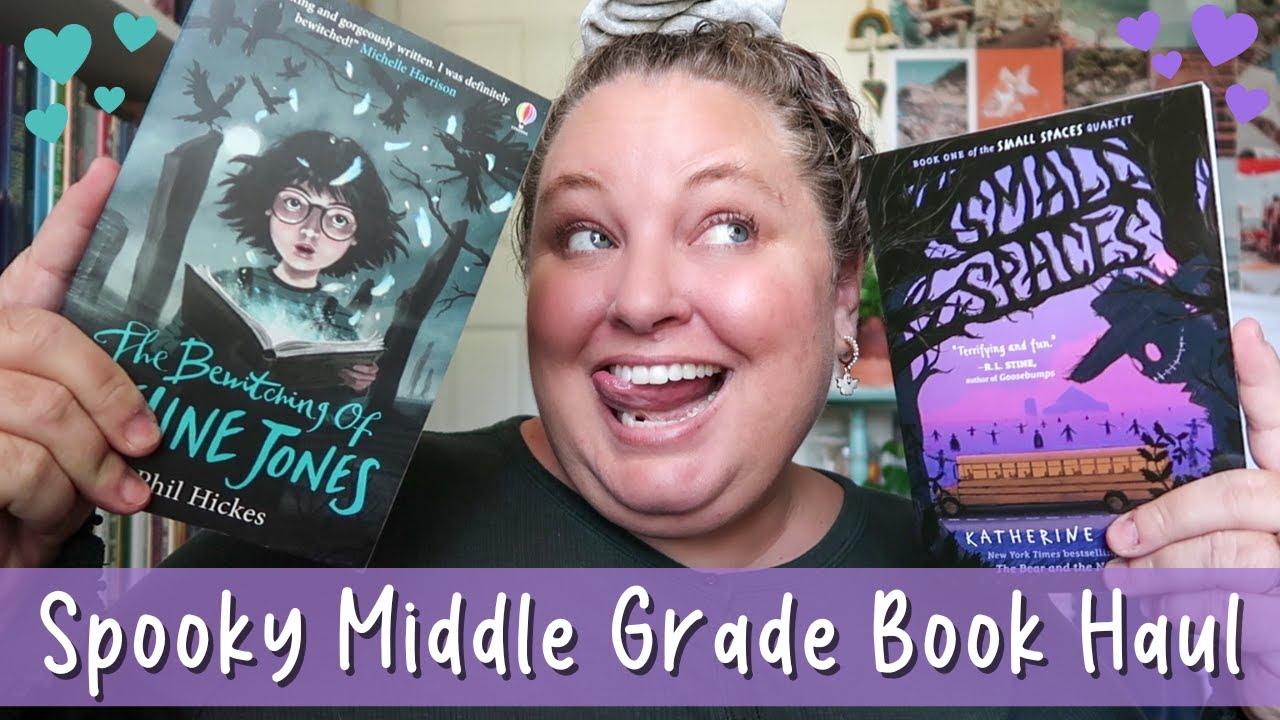 Spooky Middle Grade Book Haul | library books & a few books I bought ...