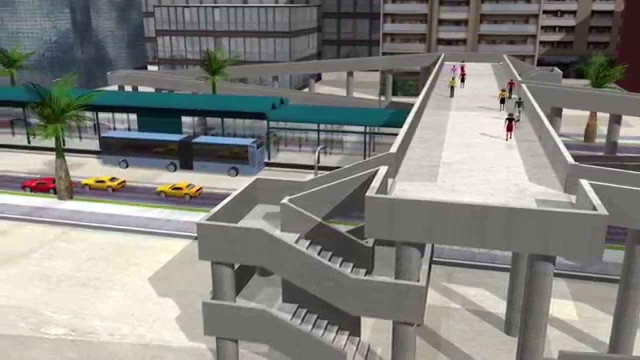 Dar Rapid Transit - BRT System (3D Simulation) - YouTube