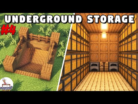 MINECRAFT: UNDERGROUND STORAGE ROOM ( EP-4 ) - YouTube
