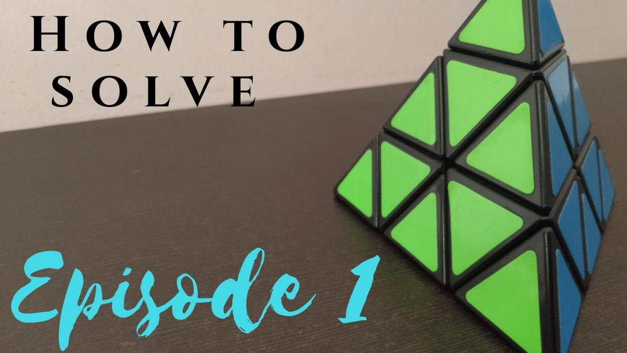 How to solve a pyramid cube | Step by step | Episode 1 || - YouTube