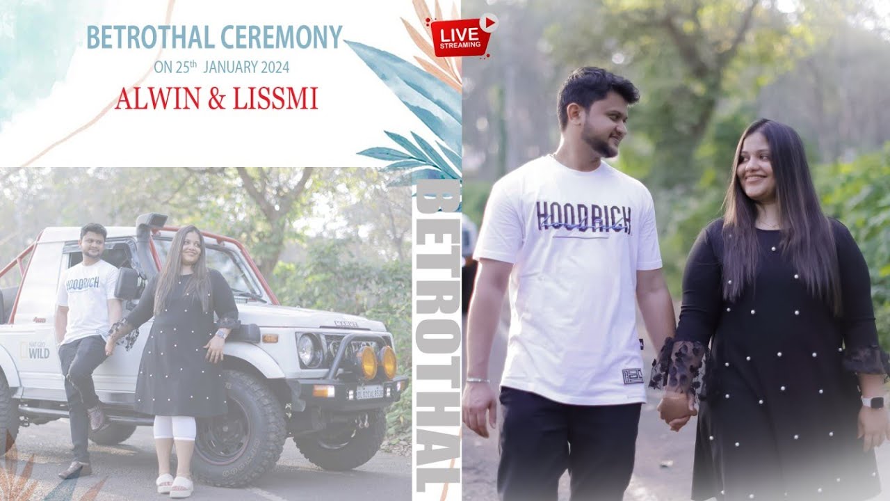 Betrothal of Alwin Mathew and Lissmi michael - YouTube