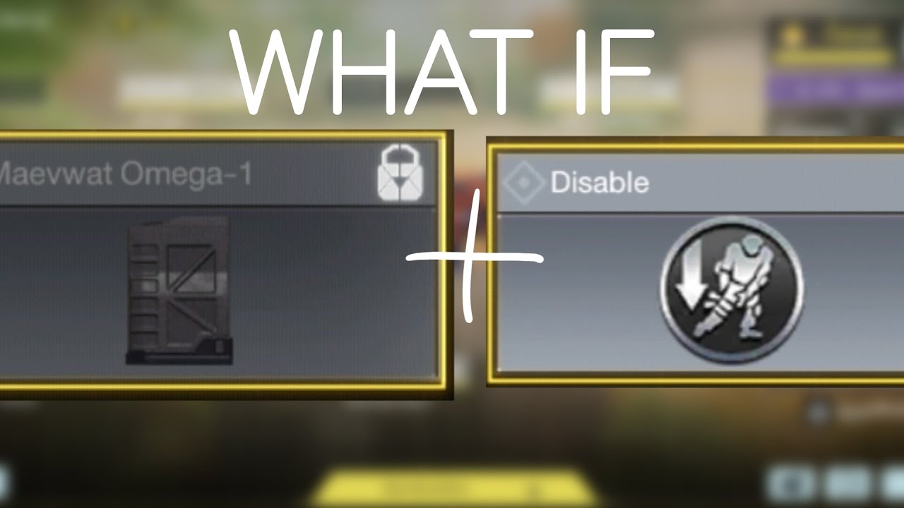 what if maevwat omega-1 mag + Disable - YouTube