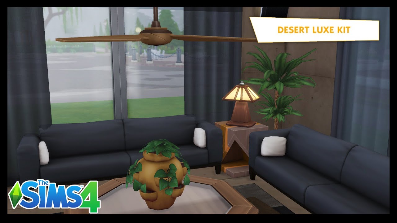 The Sims 4: Desert Luxe Kit! 🌵 - YouTube