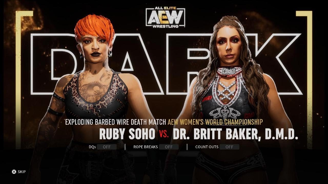 AEW Fight Forever Womans Barbed Wire Match - YouTube